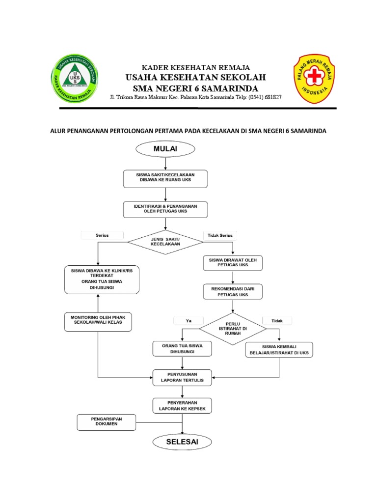Alur Penanganan Uks | PDF