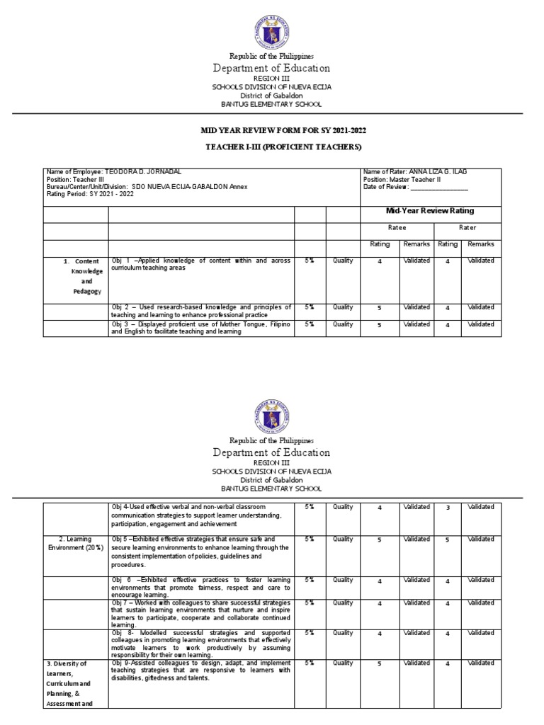 Department of Education: Republic of The Philippines | PDF ...