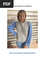 Step by Step Sweater Knitting Guide | PDF | Knitting | Gauge (Knitting)