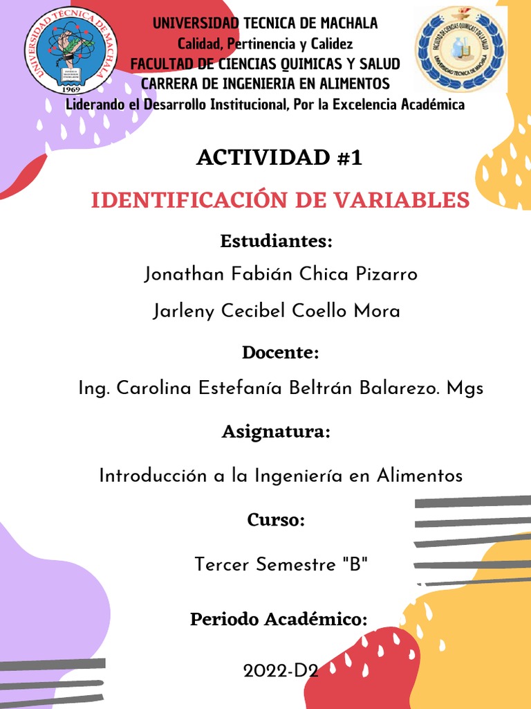Actividad 1 Identificación De Variables Pdf Leche Crema