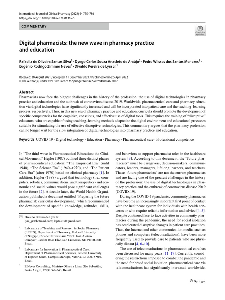 Digital Pharmacists Download Free Pdf Pharmacy Health Care