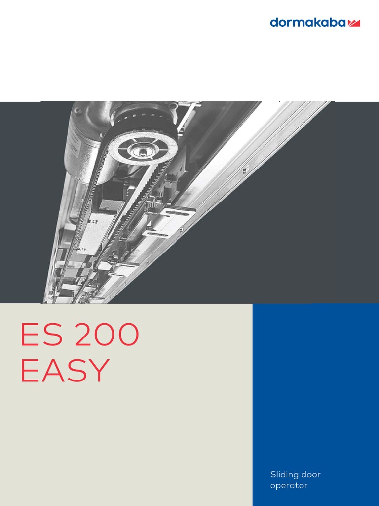 ES200 Easy Operator | Download Free PDF | Door | Switch