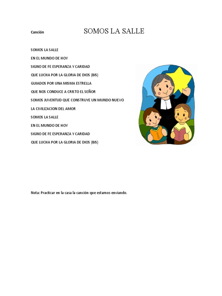 Letra Somos La Salle | PDF