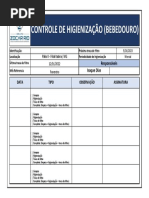 Controle de Limpeza Banheiro | PDF