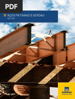 Perfis Estruturais W e HP Gerdau | PDF | Aço | Corrosão