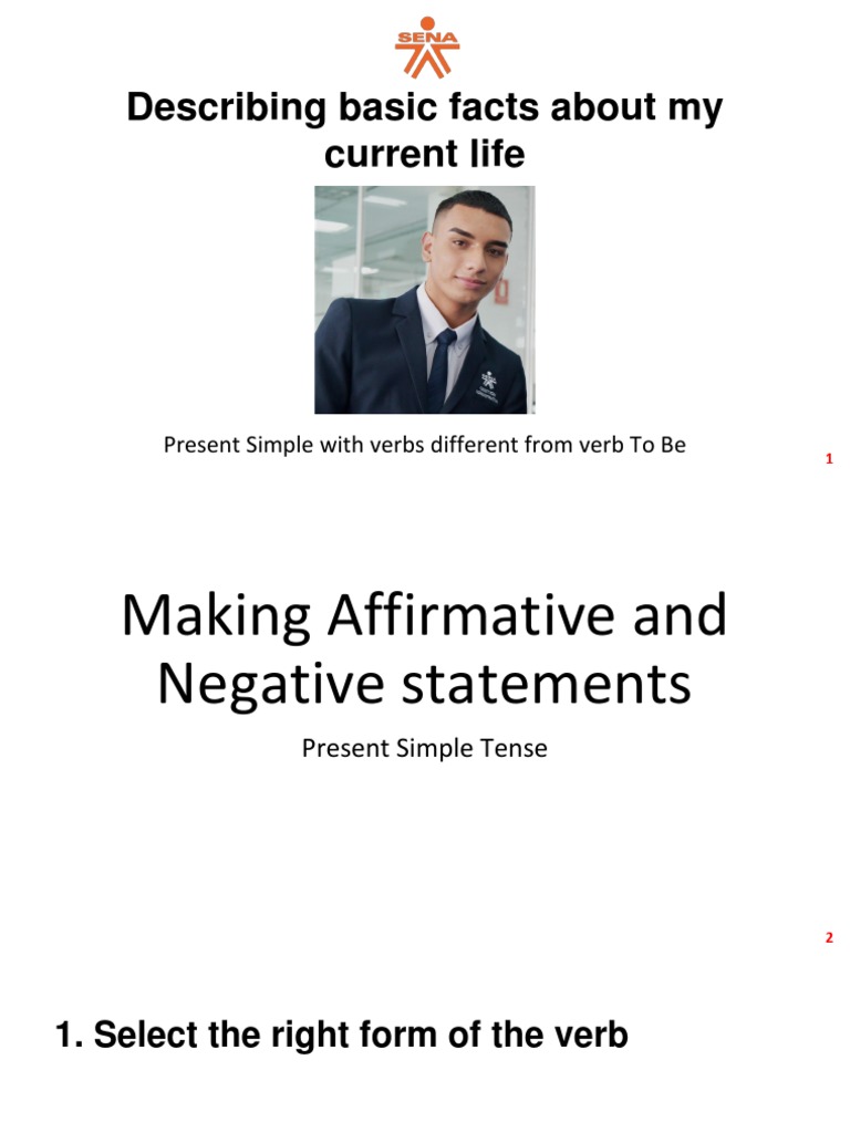 06 Making Affirmative And Negative Statements Version 2 Download Free