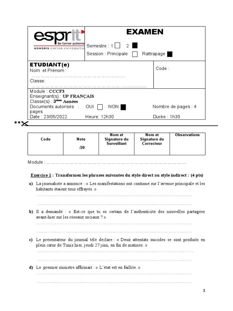 Cadeau 2 | PDF | Sujet (Grammaire) | Communication humaine