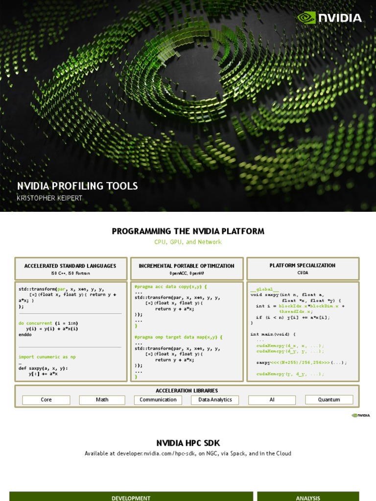 Nvidia Profiling Tools Keipert 10 4 22 Pdf Graphics Processing Unit Thread Computing