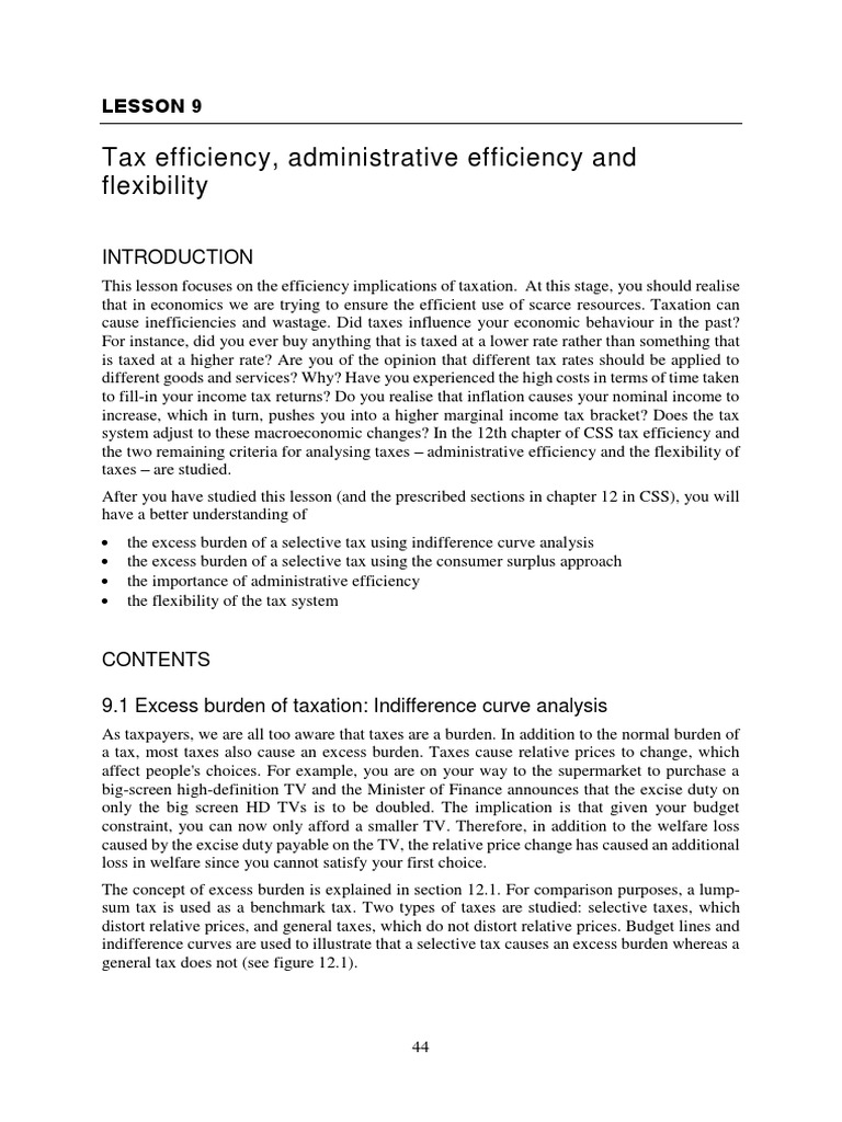 Lesson 9 | PDF | Taxes | Elasticity (Economics)
