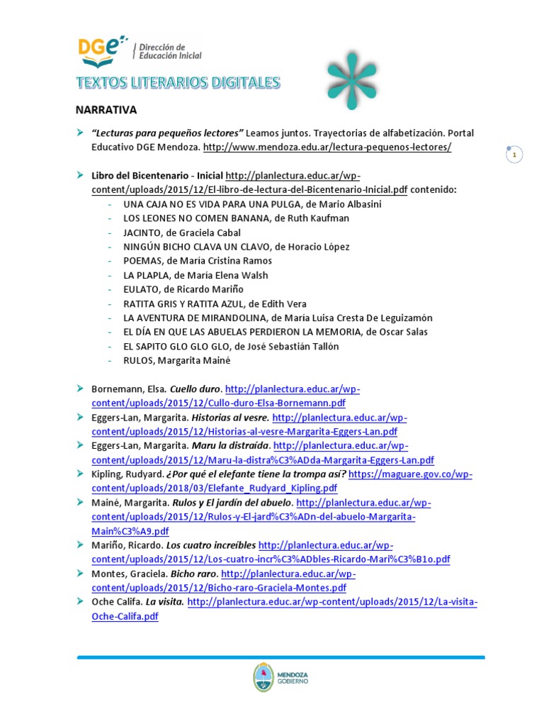 TEXTOS LITERARIOS DIGITALES | PDF