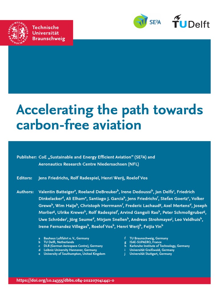 Accelerating The Path Towards Carbon-Free Aviation | PDF | Aircraft | Sustainable Energy
