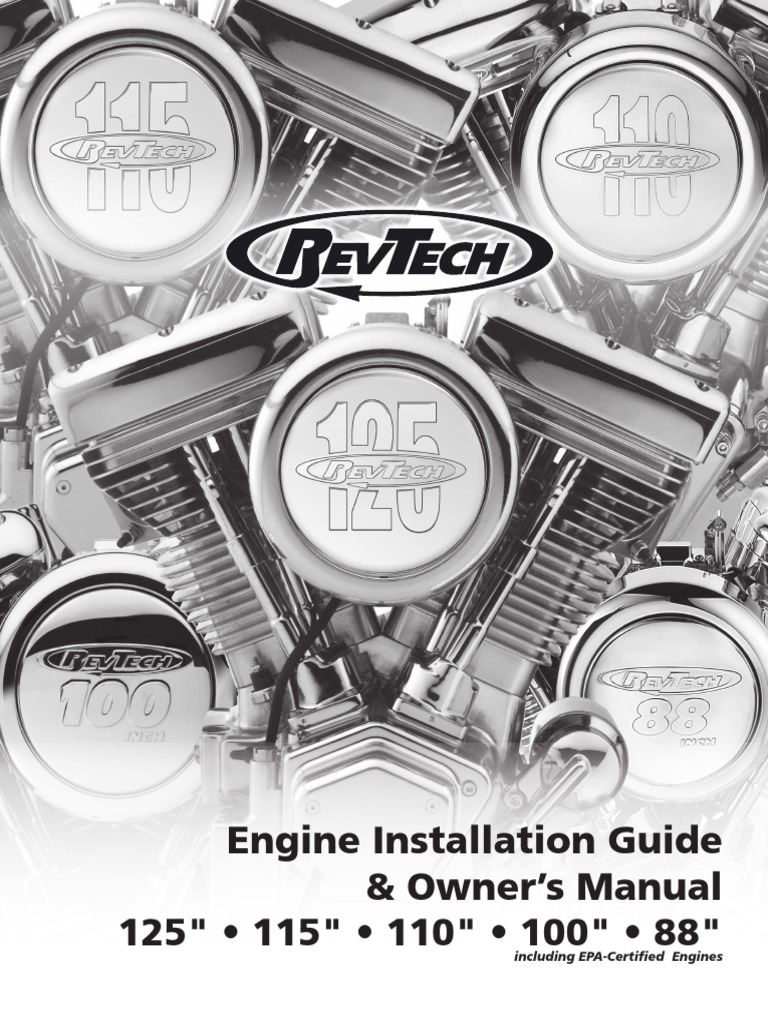 RevTech Engine Installation Guide and Owners Manual Nov 2014 | PDF