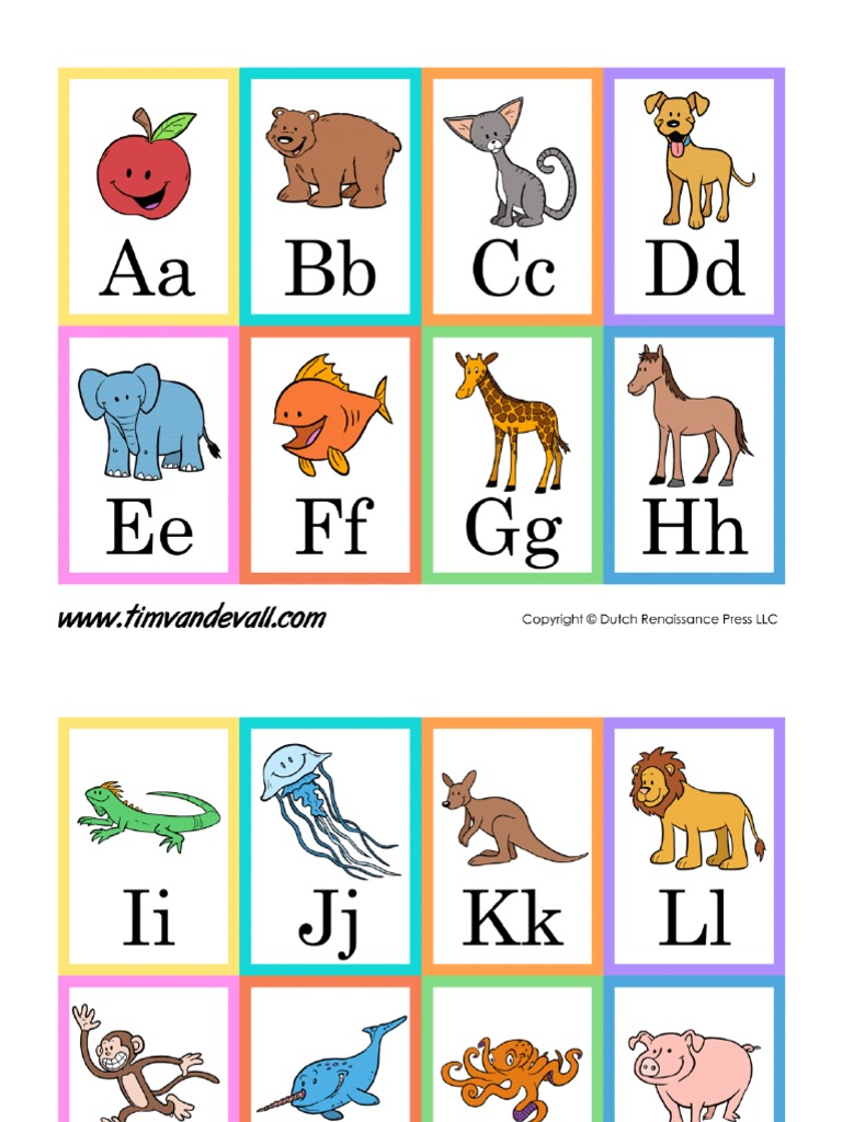 Alphabet Flash Cards | PDF