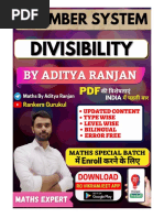 Number System 01 (MahaBharat Batch) | PDF | Mathematics