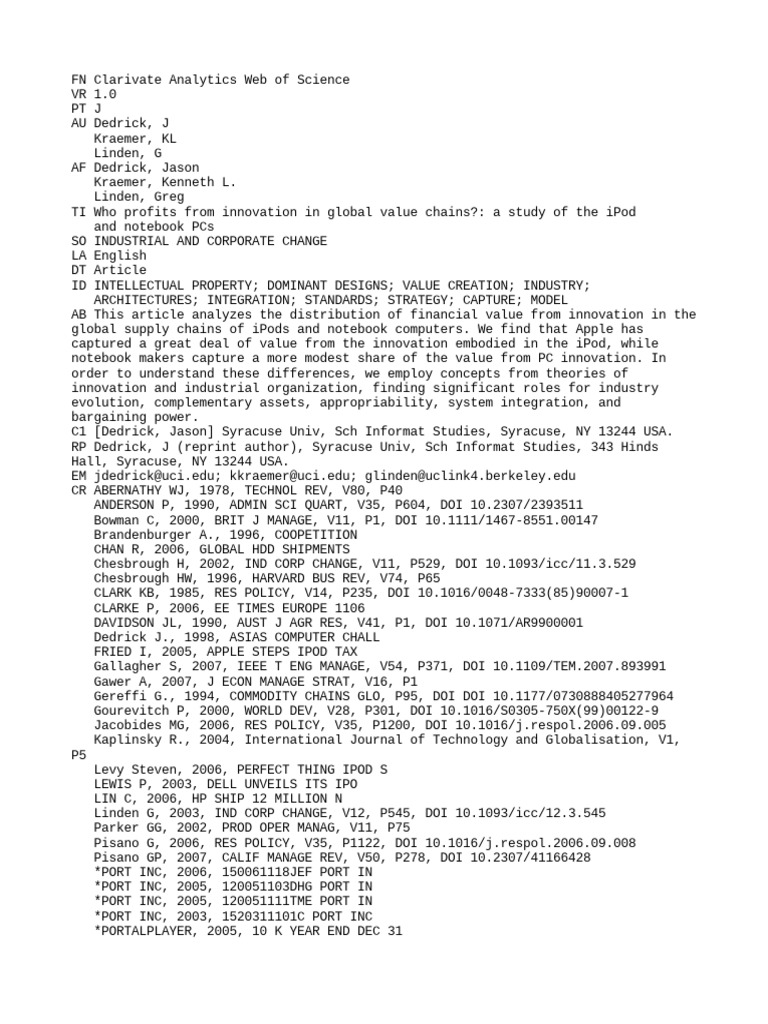 (WoS) Plain Text File n46 | PDF | Machine Learning | Internet Of Things