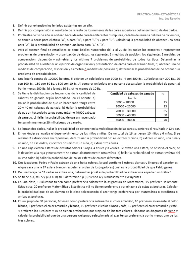 Práctica Cap 6 | PDF