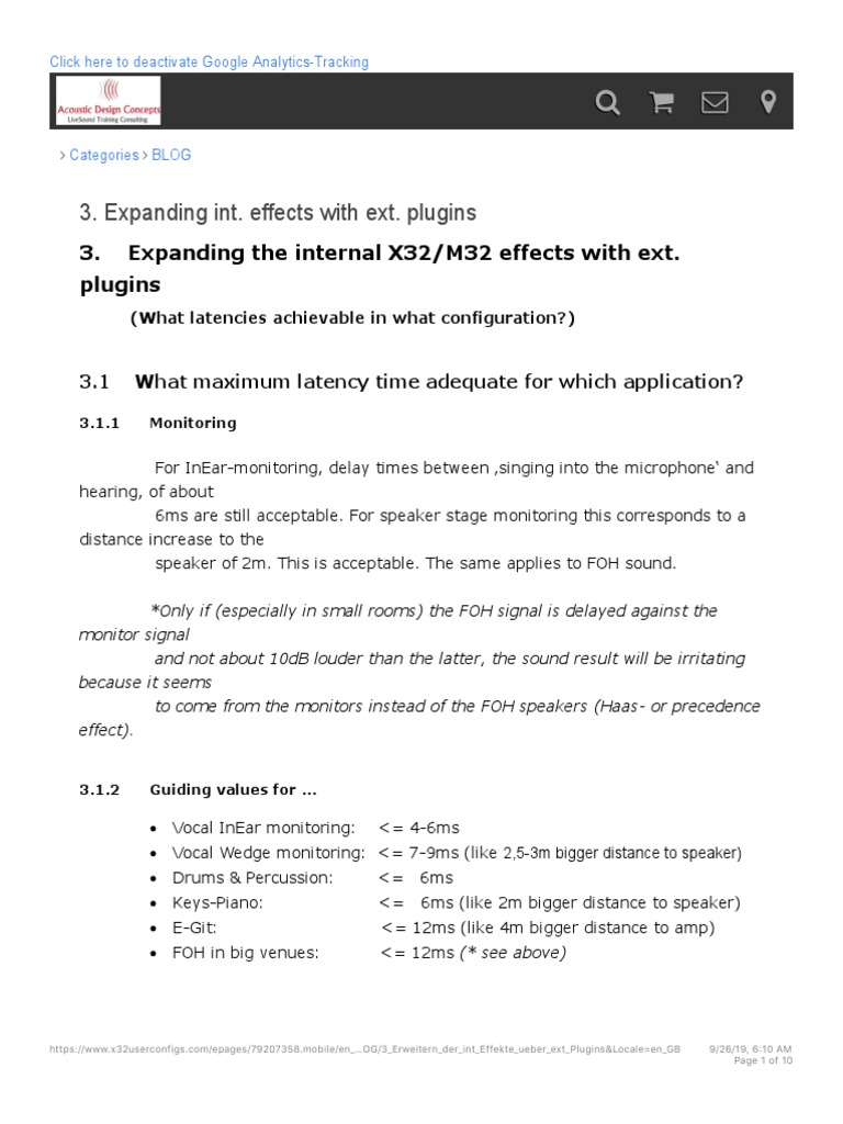 3 Expanding Int Effects by Ext Plugins - User Configurations For X32 ...