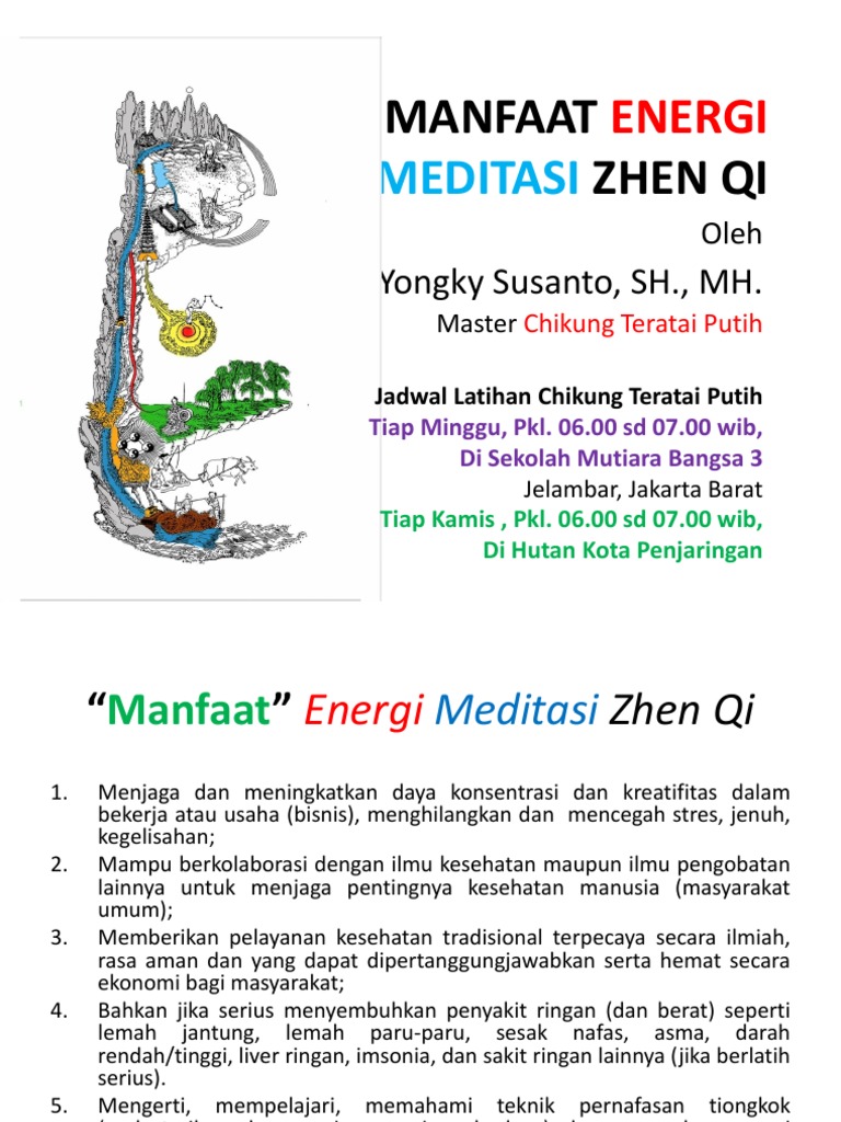 Manfaat Energy Meditasi ZhenQi. Part.1 | PDF