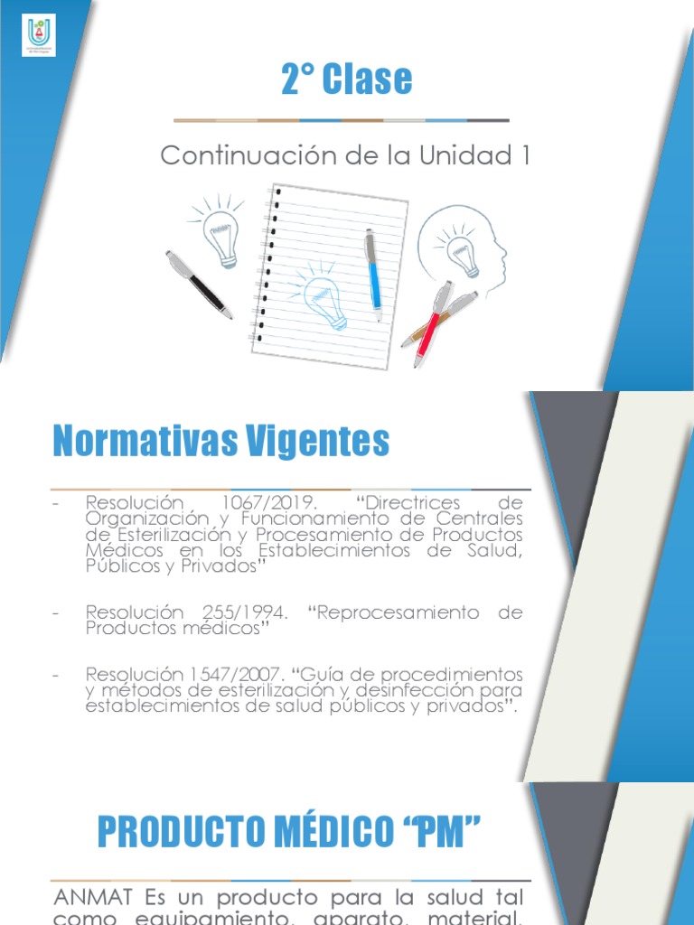 2° Clase. U.1 PARTE 2 | Descargar gratis PDF | Esterilización (Microbiología) | Cirugía