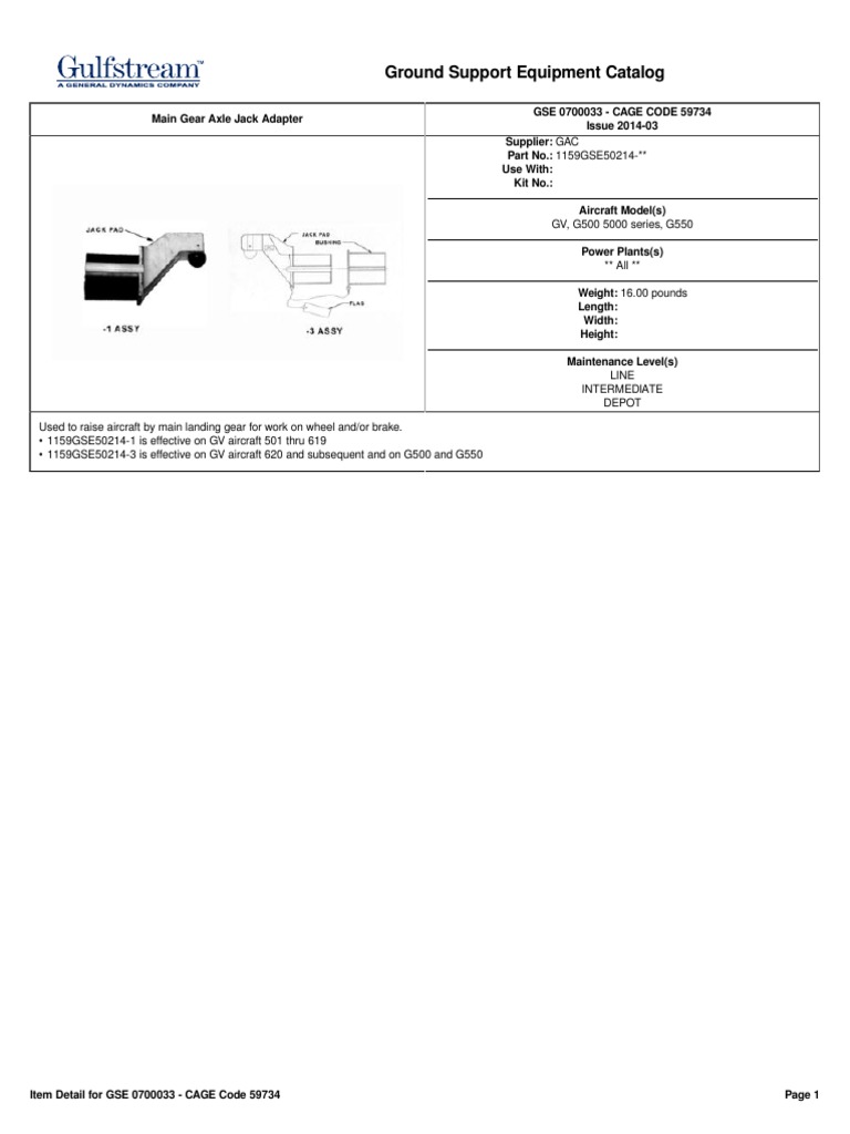 Ground Support Equipment Catalog | PDF | Wheeled Vehicles | Motor Vehicle