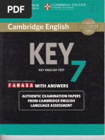 B2 First For Schools Answer Sheet | PDF