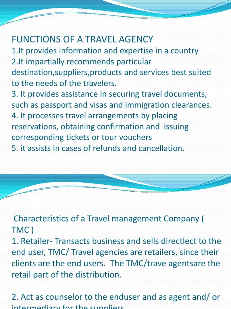 Functions of A Travel Agency | PDF | Travel Agency | Revenue