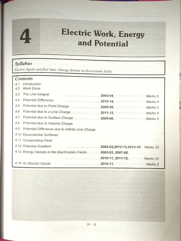 4.electric Work, Energy and Potential | PDF
