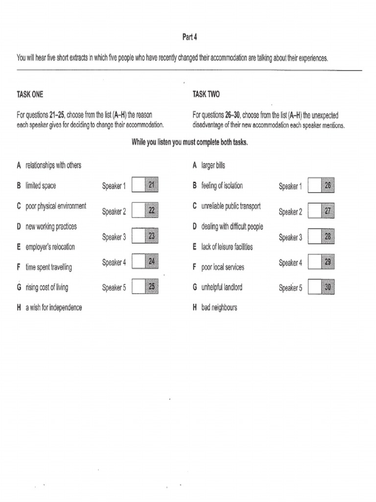 CAE Listening Part 4 | PDF