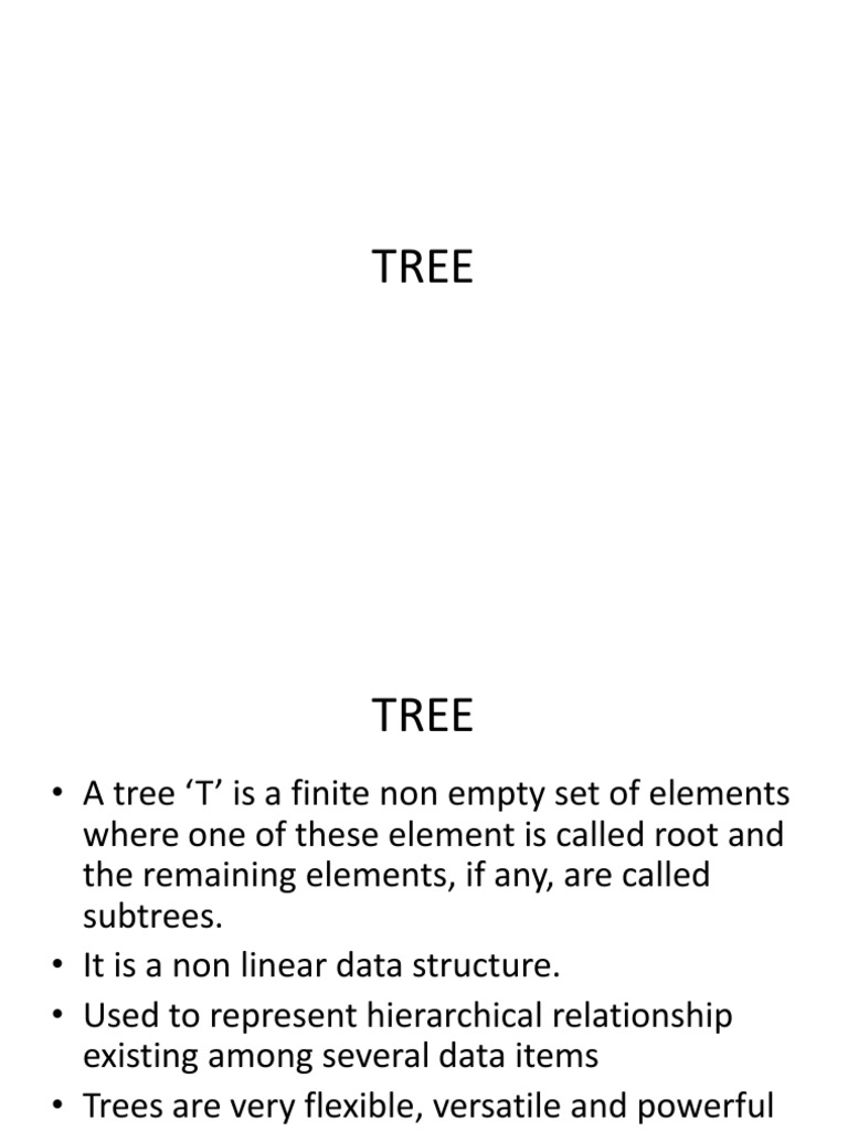 Tree | Download Free PDF | Data Management | Algorithms And Data Structures Tree | Download Free PDF | Data Management | Algorithms And Data Structures