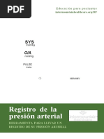 Bitacora de Presion Arterial | PDF