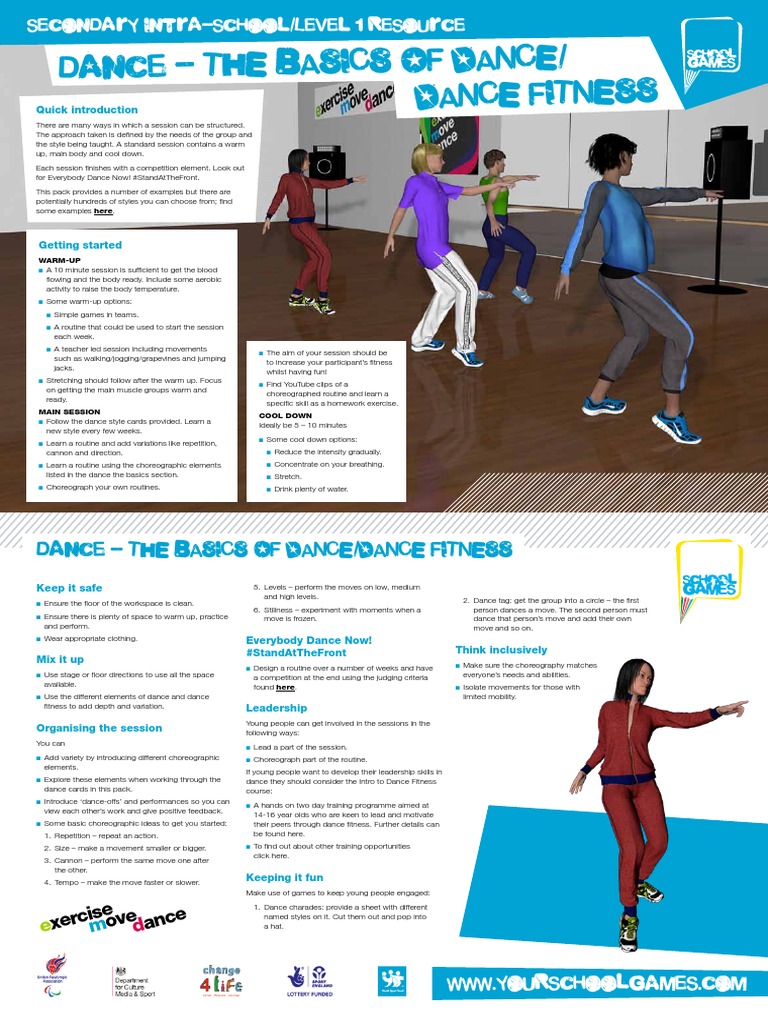 Dance - Secondary Resource Card | PDF | Dances | Foot