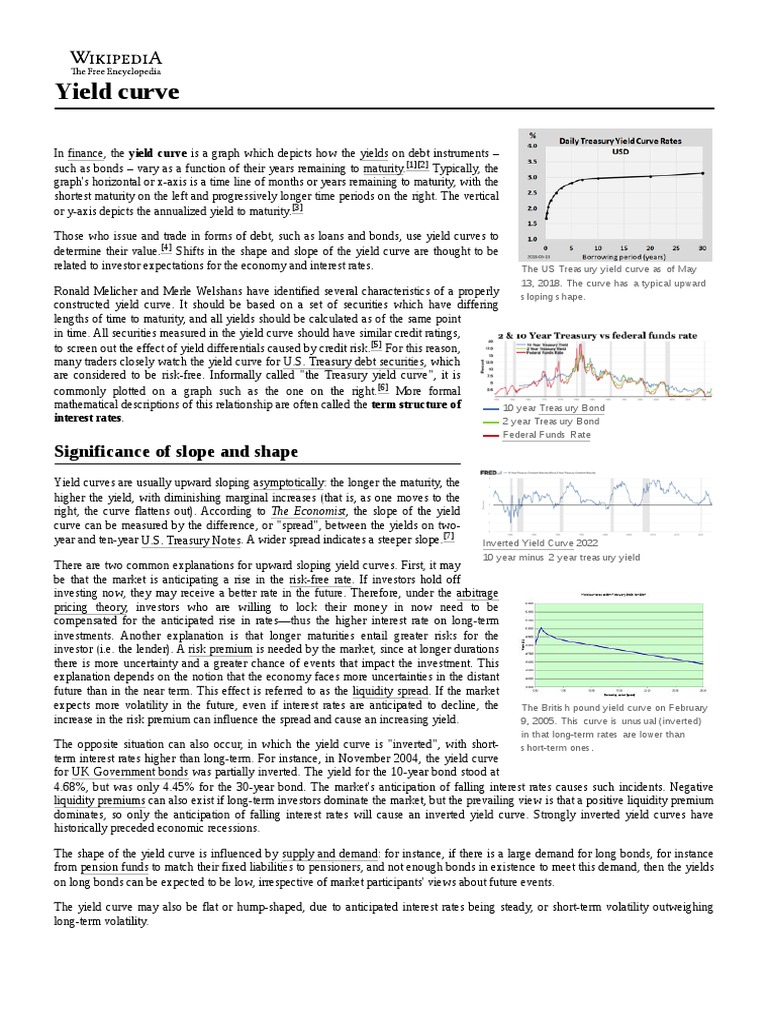 Yield Curve | PDF | Yield Curve | Yield (Finance)