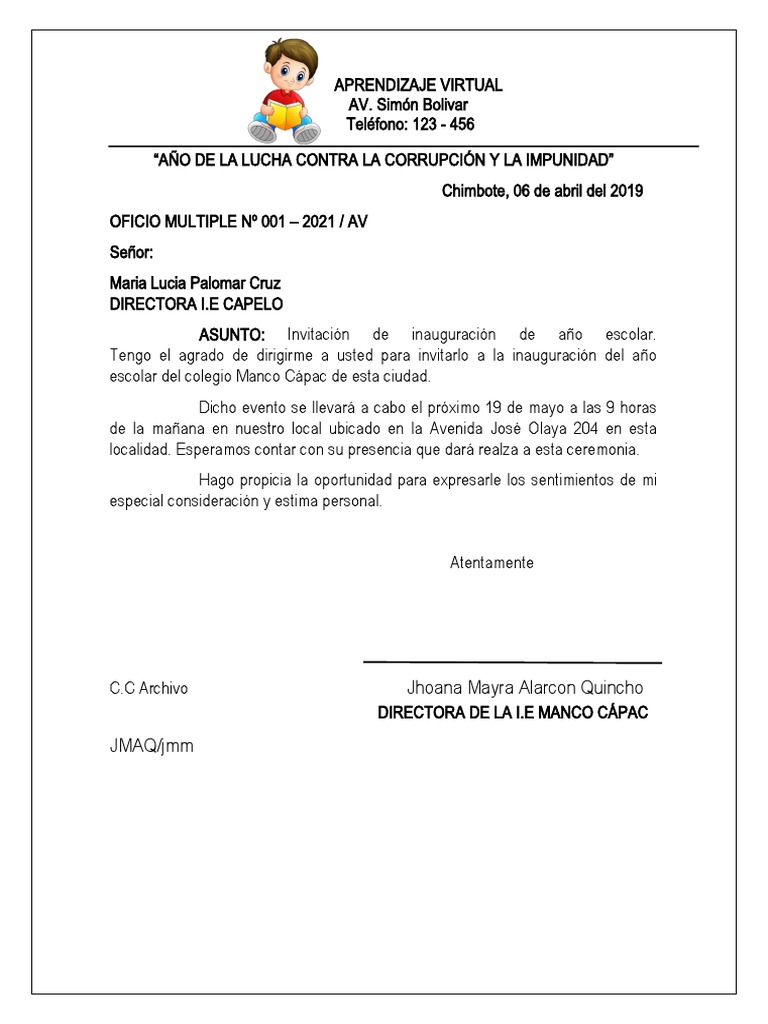 Oficio Múltiple | PDF