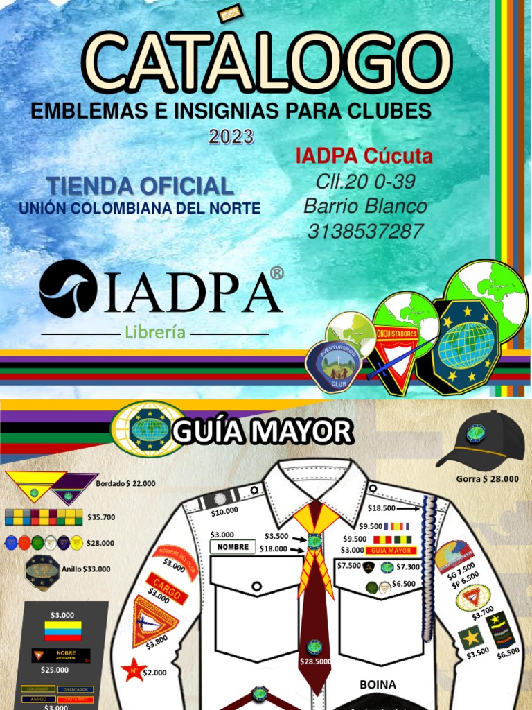 Emblemas y Uniformes IADPA 2023 | PDF