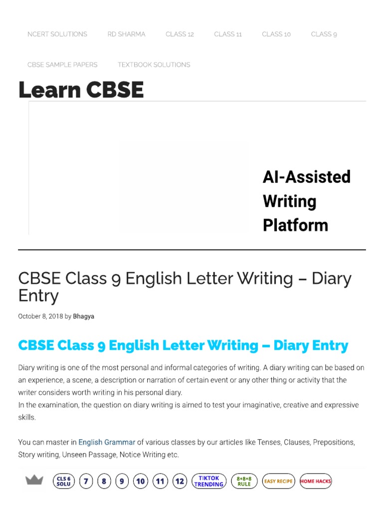 Diary Entry 1 | PDF Diary Entry 1 | PDF