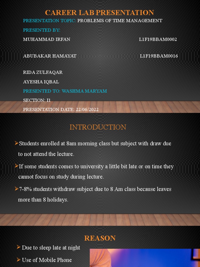 Time Management Challenges for Students | PDF