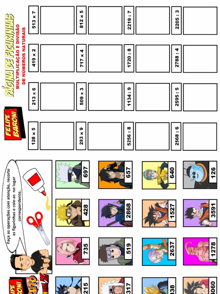 3 Multiplicação (Naruto) | PDF