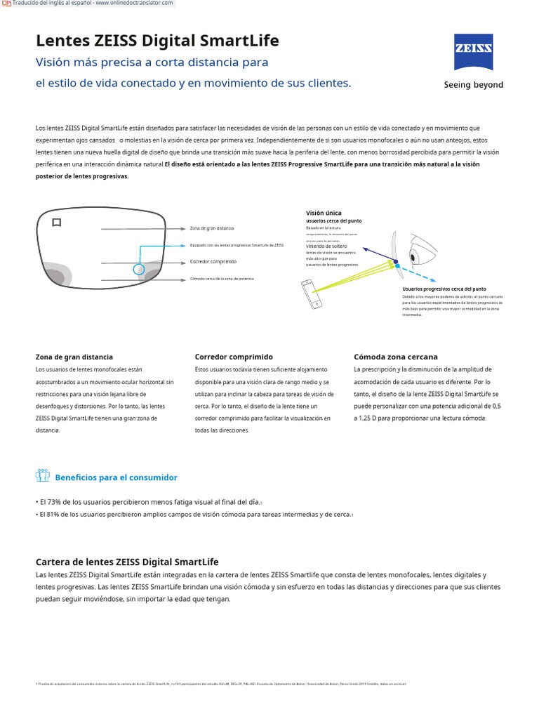 ZEISS SmartLife 2 Digital - Información de Producto - Versión Español ...