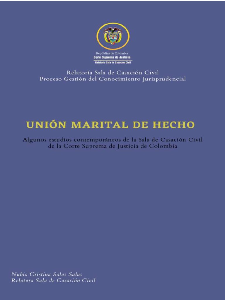 Union Marital de Hecho P | PDF | Matrimonio | Propiedad de la comunidad