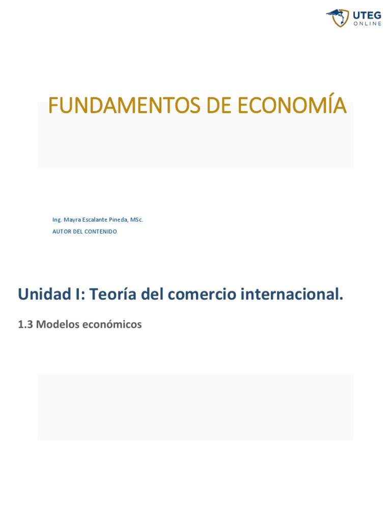 Go-Fundamentos de Economia-U1C2 | PDF