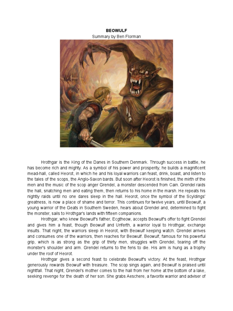 BEOWULF | PDF | Beowulf | Germanic Mythology