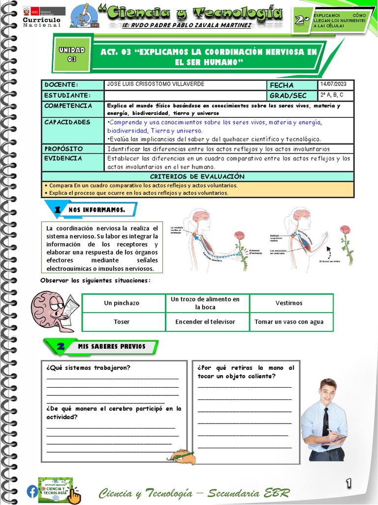 Actividad 3 Cyt Unid 3 - Sem 3 | PDF
