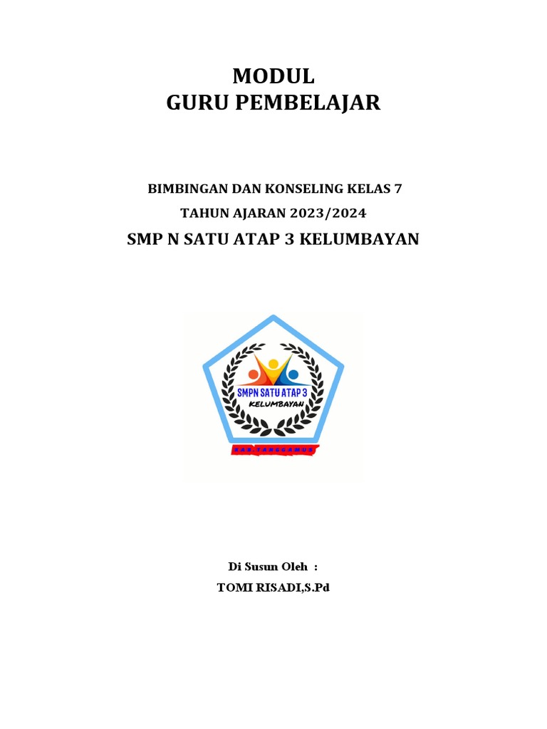 Modul BK SMP Kelas 7 | PDF