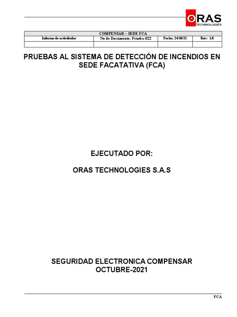 Informe Pruebas FCA OCT-2021 | PDF | Cambio tecnológico | Instrumento ... Informe Pruebas FCA OCT-2021 | PDF | Cambio tecnológico | Instrumento ...