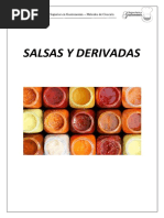 Salsas Derivadas de Las Salsas Madres | PDF | Salsa | Cocina europea