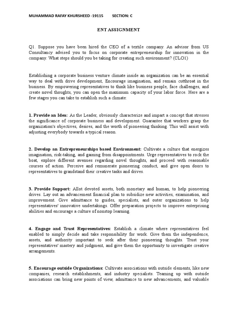 ENT Assignment | PDF