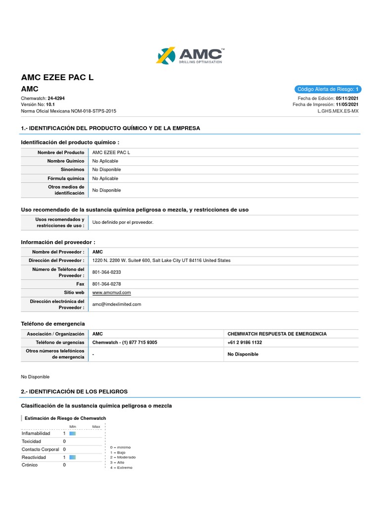 Amc Ezee Pac L | PDF | Combustión | Agua