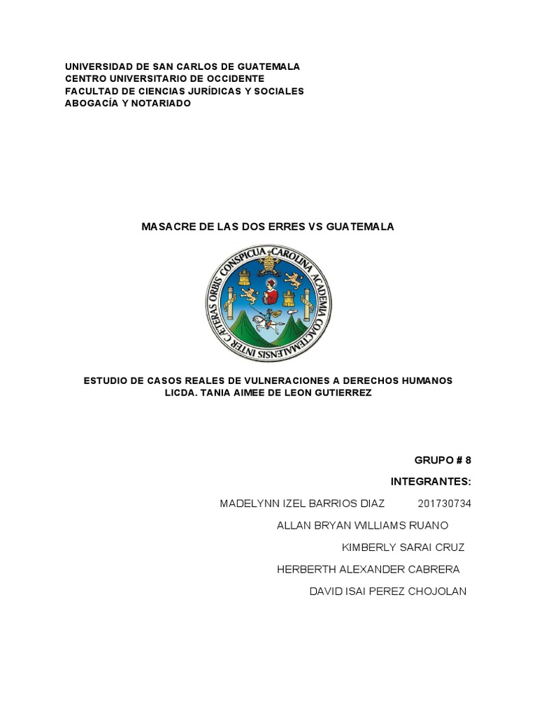 Masacre de Las Dos RR | PDF | Justicia | Crimen y violencia