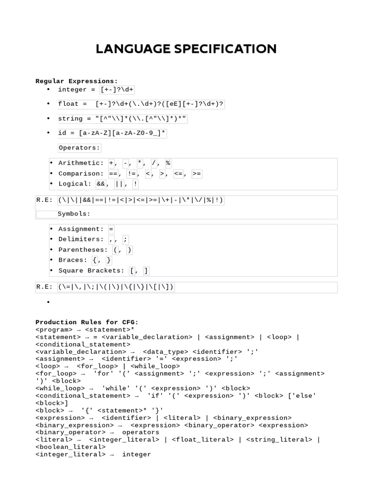 Lang Spec | PDF | Data Type | Boolean Data Type Lang Spec | PDF | Data Type | Boolean Data Type
