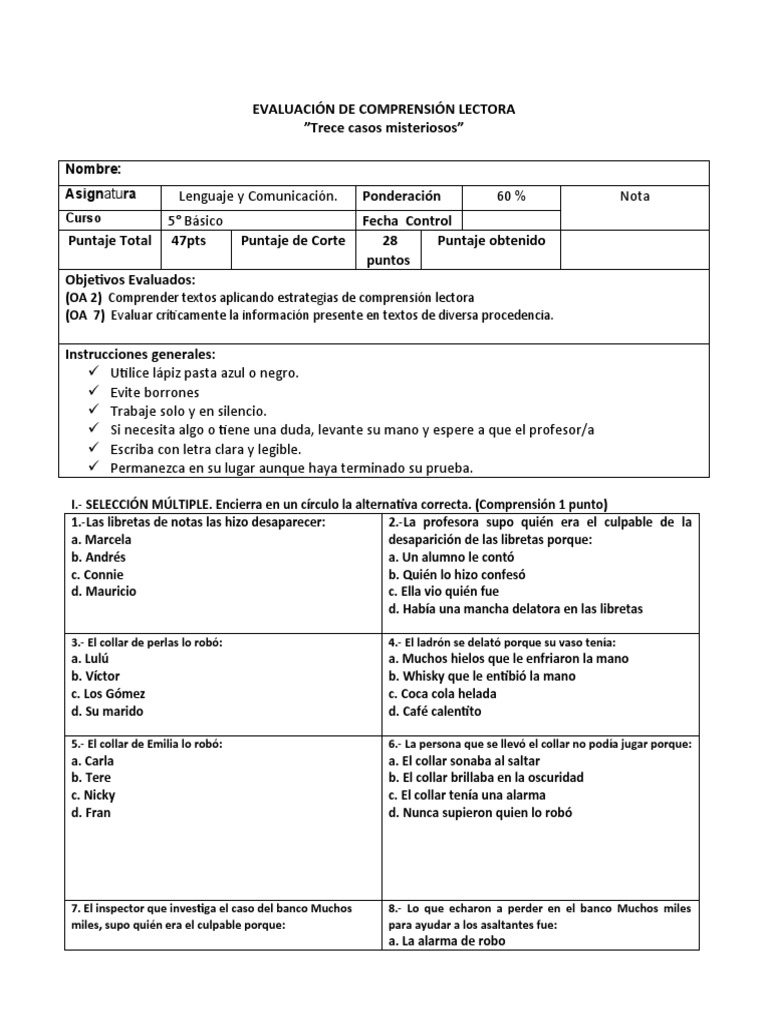 Libro 13 Casos Misteriosos | PDF